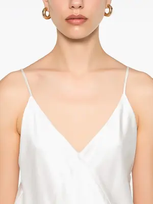 Max Mara V-neck Strappy Camisole - White