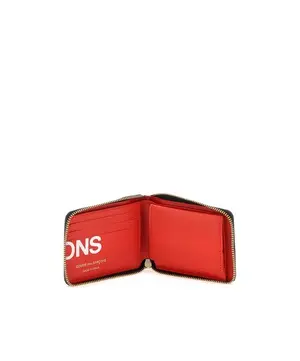 Comme Des Garçons Comme Des Garons Wallet Logo Printed Zip-around Bi-fold Wallet