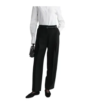TOTEME Pleated Tailored Trousers - Black