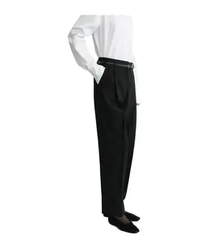 TOTEME Pleated Tailored Trousers - Black