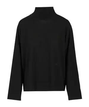 Bottega Veneta High Neck Knitted Jumper - Black