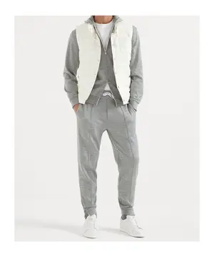 Brunello Cucinelli Zip-up Hooded Sweater - Grey