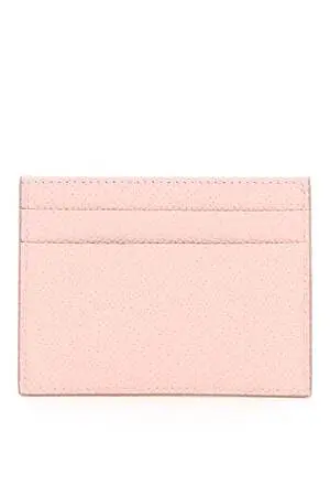 Dolce & Gabbana Dolce Gabbana Logo Plaque Cardholder - Nude