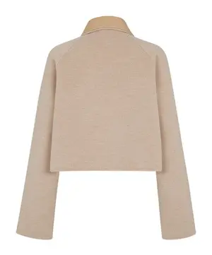 Fendi Ff Printed Reversible Cropped Jacket