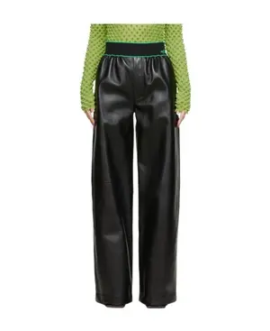 Bottega Veneta Logo Wide-leg Trousers