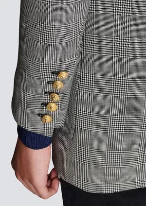 Balmain Plaid Single-breasted Blazer