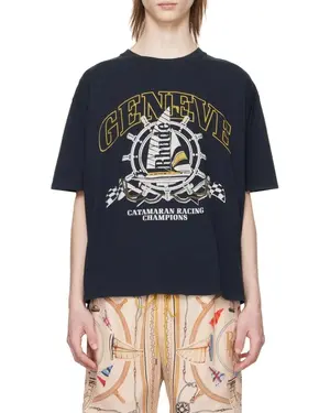 Rhude Geneve Catamaran Cotton T-shirt