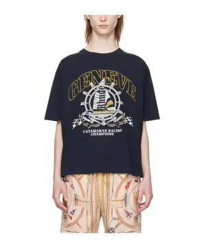Rhude Geneve Catamaran Cotton T-shirt