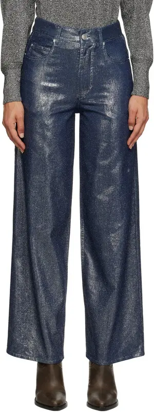 Isabel Marant Étoile Metallic Wide-leg Trousers