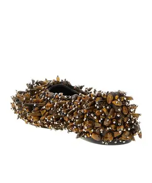 Dries Van Noten Embellished Beaded Ballet Flats