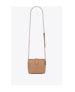 Saint Laurent Vintage Vegetable-tanned Leather Mini Box Bag - Pink