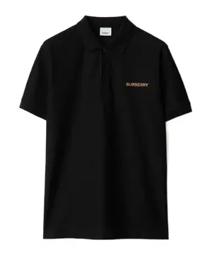 Burberry Polo Shirt With Lapel Short Sleeve