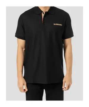 Burberry Polo Shirt With Lapel Short Sleeve