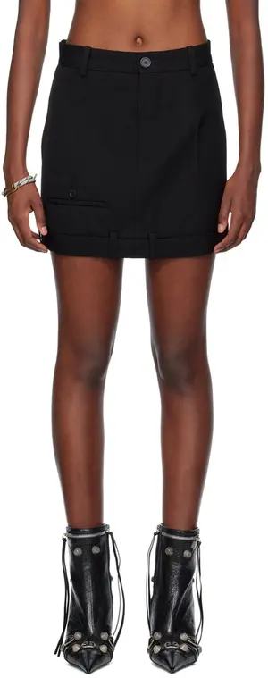Balenciaga Deconstructed Mini Skirt