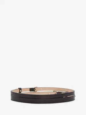 Alexander McQueen Thin Double Wrap Belt