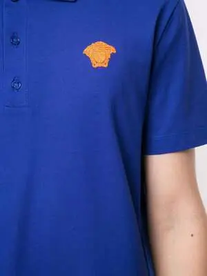 Versace Medusa Motif Polo Shirt
