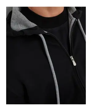 Brunello Cucinelli Zip-up Drawstring Hoodie - Black