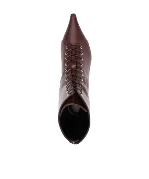 AeydĒ Trixi Calf Leather Port Ankle Boots - Brown