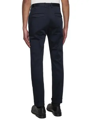 PT TORINO Turn-up Hem Tapered Leg Trousers