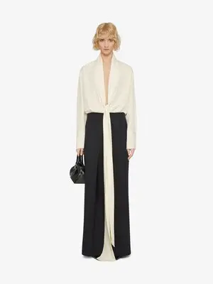 Givenchy Low-waisted Wrapped Maxi Skirt