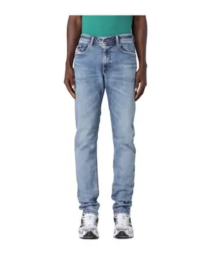 DIESEL® 1979 Sleenker Skinny Jeans With Logo Patch - Blue