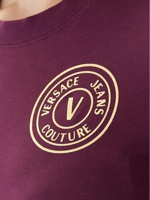 Versace Logo Printed Mini Dress