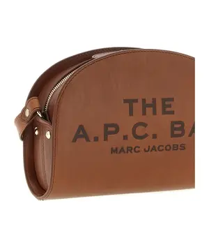 A.p.c. X Marc Jacobs Logo Embossed Crossbody Bag