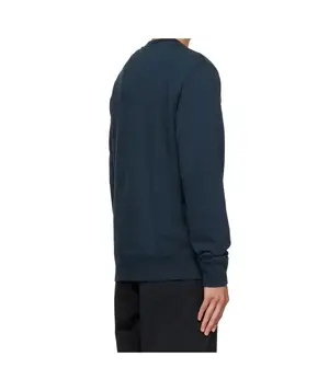 Maison Kitsuné Fox Head Crewneck Sweatshirt - Navy Blue