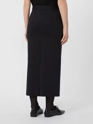 Max Mara Elea Midi Skirt With Front Slits