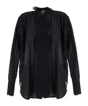 Isabel Marant Étoile Ruffle Detail Long Sleeve Top