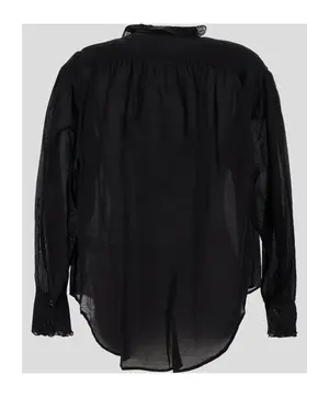 Isabel Marant Étoile Ruffle Detail Long Sleeve Top