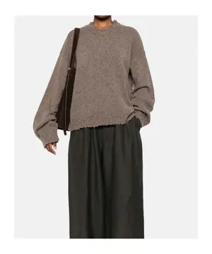 UMA WANG Long-sleeved Knitwear With Ribbed Details
