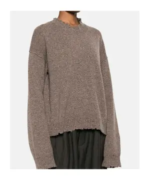 UMA WANG Long-sleeved Knitwear With Ribbed Details