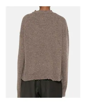 UMA WANG Long-sleeved Knitwear With Ribbed Details