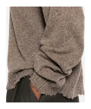 UMA WANG Long-sleeved Knitwear With Ribbed Details