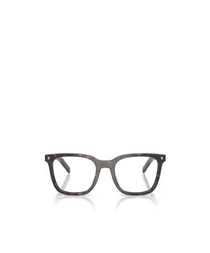 Prada Square Frame Eyeglasses - Black