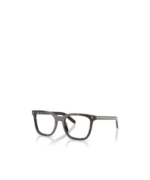 Prada Square Frame Eyeglasses - Black