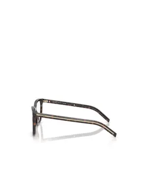 Prada Square Frame Eyeglasses - Black