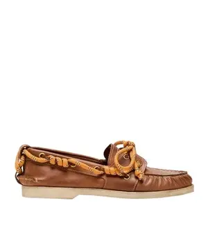 GOLDEN GOOSE Cruise Lace-up Loafers - Brown