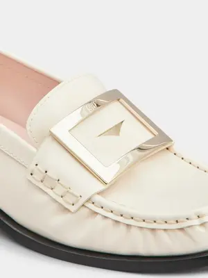 ROGER VIVIER Logo Love Loafers