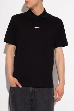 Givenchy Pin Logo Embossed Polo Shirt