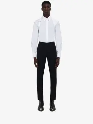 Alexander McQueen Tailored Cigarette Trousers - Black