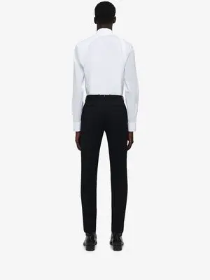 Alexander McQueen Tailored Cigarette Trousers - Black