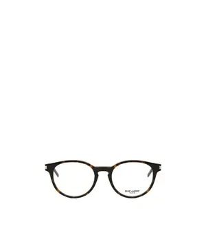 Saint Laurent Round Frame Glasses - Black