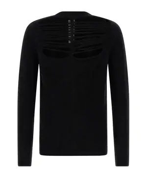 Rick Owens Rick Owens LS Cut-Out Front Top No