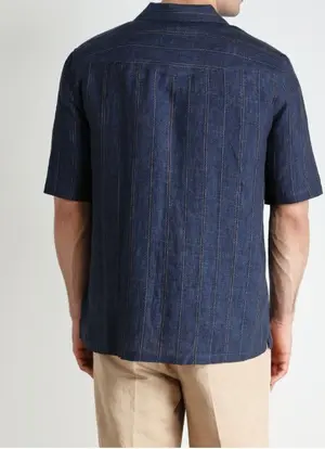 Brunello Cucinelli Easy Fit Striped Shirt