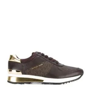 Michael Kors Allie Logo Embossed Lace-up Sneakers