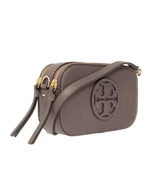 Tory Burch Miller Zipped Mini Camera Bag - Clamshell Brown
