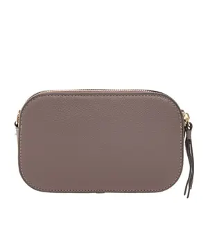 Tory Burch Miller Zipped Mini Camera Bag - Clamshell Brown