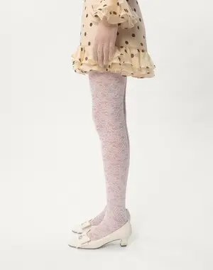 Valentino Garavani Polka Dot V-neck Ruffled Dress
